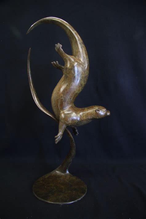 Coln Otter By Adam Binder £6250 Cotswold Sculpture Park Ltd