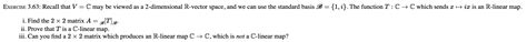 solved exercise 3 63 recall that v c may be viewed as a