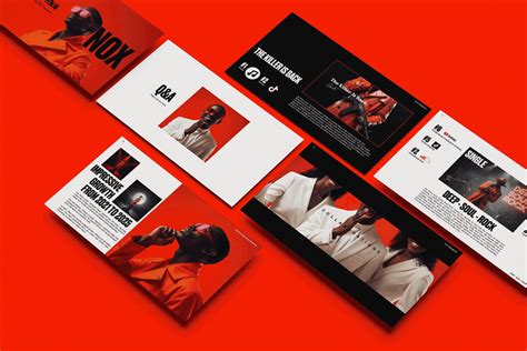 Music Artist Portfolio Pitch Deck Canva Template 20 Slide