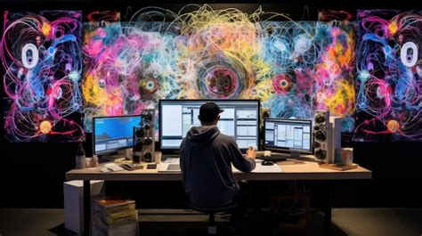 Premium Ai Image Artistic Fusion Creating New Technology Meets Art