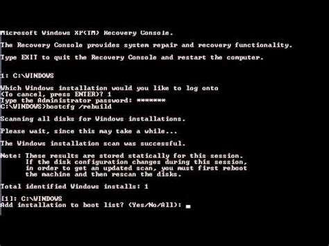 Troubleshoot Windows XP Bootcfg Repair The Easy Way Windows Diary