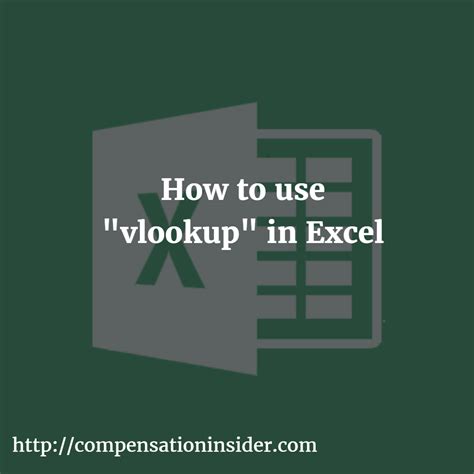 How To Use Vlookup In Excel