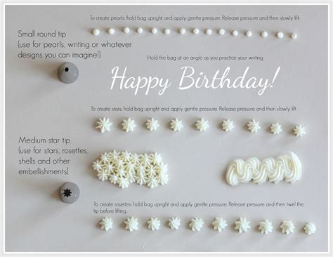 Cake Decorating Practice Sheets At Margaret Rice Blog