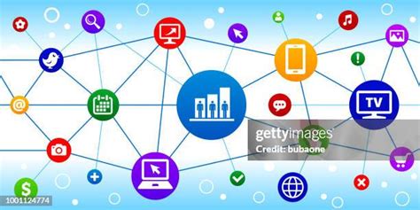 Graph Internet Communication Technology Triangular Node Pattern