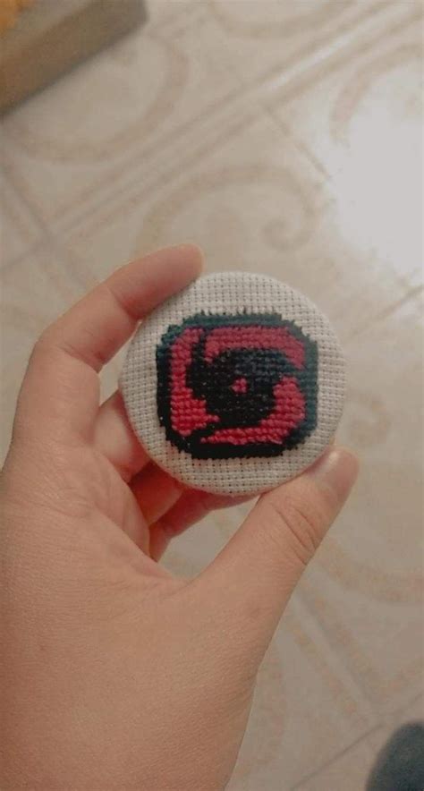 Sharingan Naruto Amanda Cruz Bordado Bordado A Mano Akatsuki