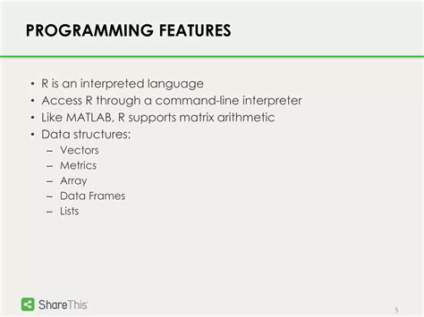 Data Analysis With R PPTX Programming Languages Computing