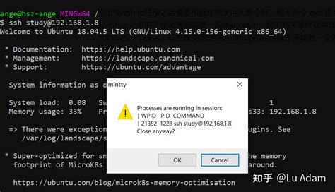 Linux退出终端后让程序后台运行记得最后exit 知乎