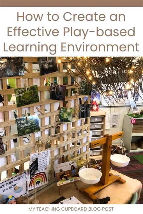 Creating An Effective Play Based Learning Environment — My Teaching Cupboard