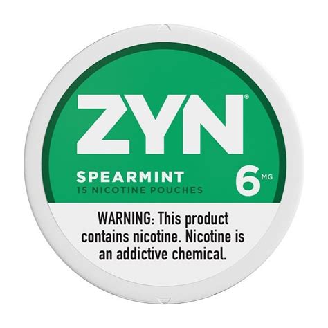 Order Zyn 6mg Spearmint Mini Strong Nicotine Pouches Northerner Us