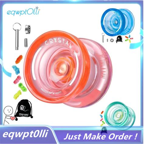 EQQ MAGICYOYO K2 Plus Crystal Responsive Yoyo Dual Purpose Yo Yo With Replacement Unresponsive