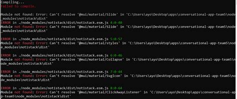 Error Building Front End · Issue 3 · Alcopensourceconversational App Team5 · Github
