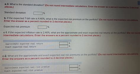 solved problem 13 23 portfolio returns and deviations lo1