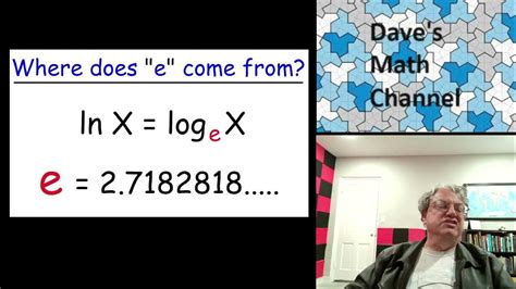 Eulers Constant E Youtube