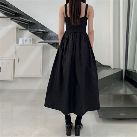 여름원피스바캉스룩심플모던러블리데일리 셔링롱ops 2color