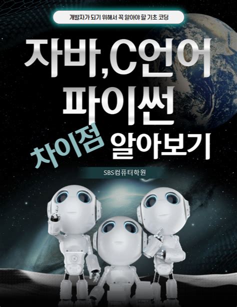 기초코딩 자바c언어파이썬 차이점 알아보기