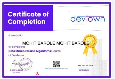 Mohit Barole On Linkedin Devtown Learning Datastructures