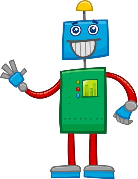 만화 로봇 벡터 Freepik에서 무료 고품질 벡터를 다운로드하세요 Freepik