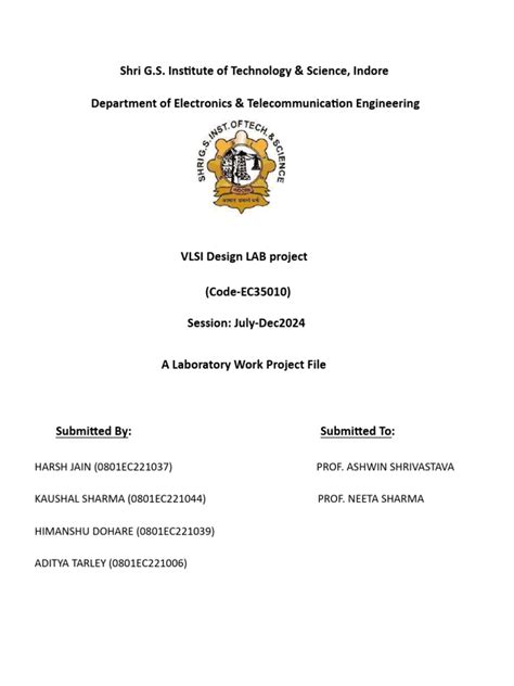 vlsi project file 1 pdf 1 pdf digital electronics arithmetic