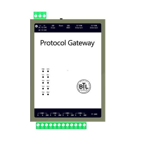 Modbus Rtu To Bacnet Mstp Protocol Gateway With 2048 Points 4 Core 1