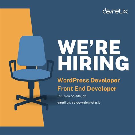 Devnetix On Linkedin 2024hiring Wordpress Frontend Letsconnect Developers Devnetix 31