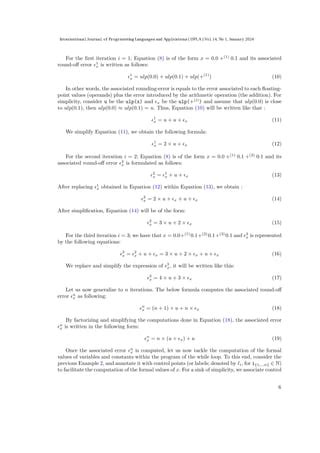 A Study Of The Behavior Of Floating Point Errors Pdf