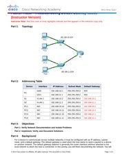 Packet Tracer Troubleshooting Default Gateway Issues Instructions IG Packet Tracer
