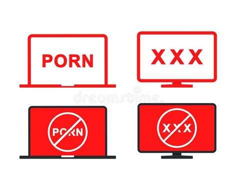 Stop Watching Porn Illustration Vector Stock Vector Illustration Of Permitted Access