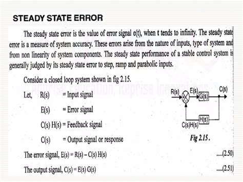 First And Second Order Of The Control Systems Ppt