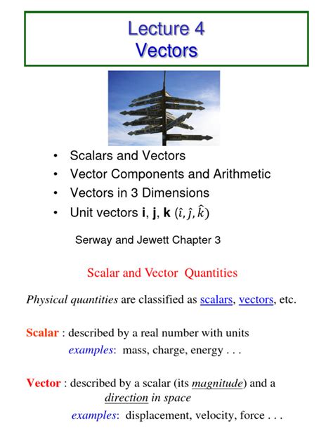 Lecture 4 Module 1 Vectors Ave1 Download Free Pdf Euclidean Vector