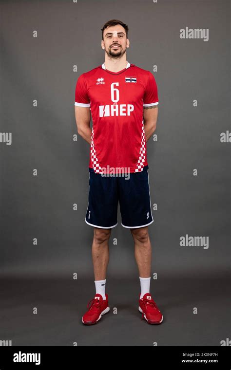Volleyball Player Of The Croatian Senior Volleyball Team Ivan Raic In Zadar Croatia On May 4