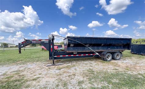 Mclemore Auction Company Auction Dumpsters Roll Off Trailer 20