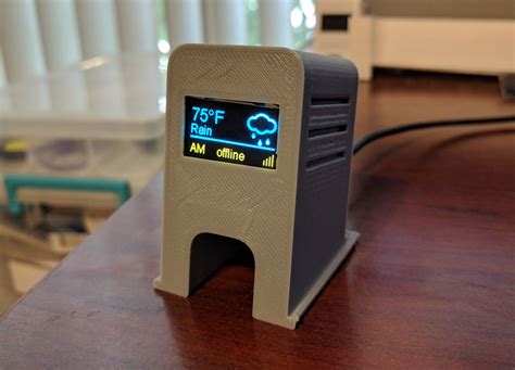 3d Printer Monitor For Octoprint Wemos D1 Esp8266 By Qrome Download Free Stl Model