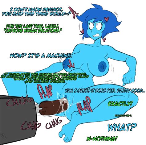 Rule 34 1girls Blue Hair Blue Skin Dildo English Text Female Guillion