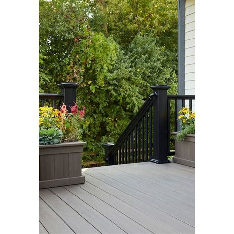 Timbertech Landmark Boardwalk Finish Grooved Pvc Deck Board 12 Ft