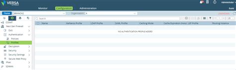 configuring ldap authentication versa support