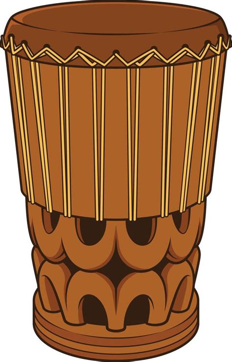 Hawaiian Pahu Drum Illustration 44863502 Vector Art At Vecteezy