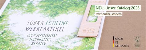 Kreative Und Nachhaltige Werbeartikel Von Tobra