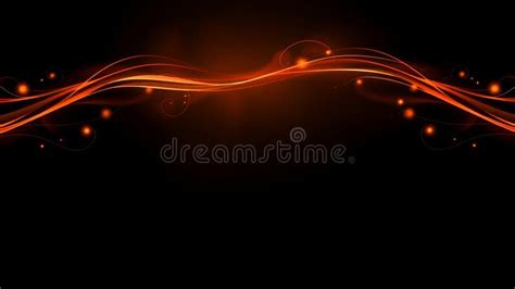 Elegant Flowing Lines Create Dynamic Shapes Against A Dark Backdrop Stock Illustration