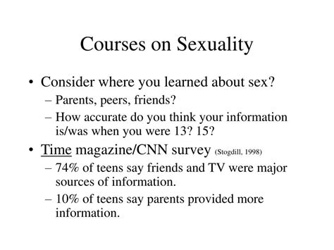 PPT Chapter 1 Why A Course In Human Sexuality PowerPoint Presentation ID 227951
