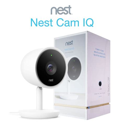 Google Nest Cam IQ Indoor Is A Full HD Wi Fi Home Security Camera In White Color Cellular