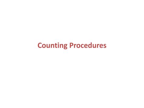 Counting Procedurespptx