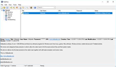 Keepass Password Safe Portable Download Softpedia