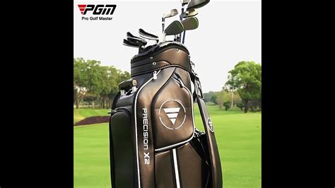 Pgm 골프백 캐리어 방수 바퀴형 캐디백 Youtube