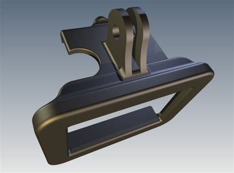 Gopro Hero 2 Camera Naked Mounting Clip 3d Printer Model Download Free