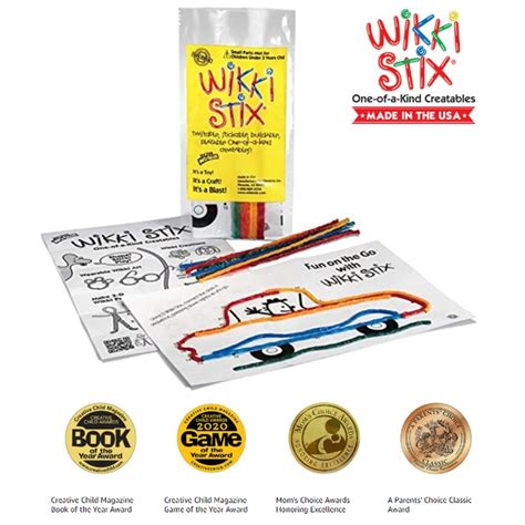 Sg Seller Wikki Stix Mini Play Packs Authentic Creative Colourful 3d Wikki Sticky Made In