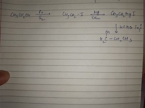 In the following sequence of reactions, the compound D is :- mathrm{CH}_{3} mathrm{CH}_{2 ...