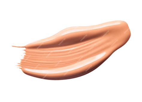 Premium Photo Makeup Cream Foundation Isolated On White