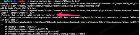 在 Cordova 中针对 Ios 模拟器的重要说明 异常教程