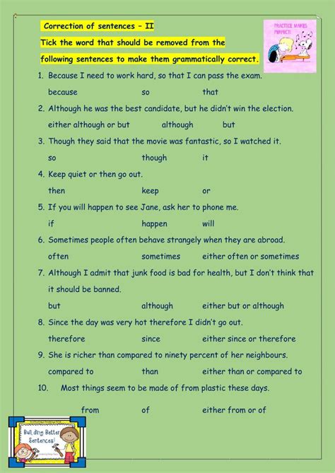 Grammar Worksheet For Grade 5 Pdf Free Printable Download