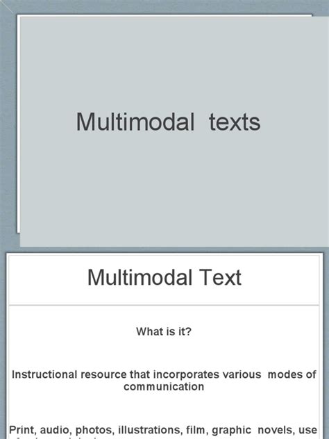 Multimodal Texts Pdf
